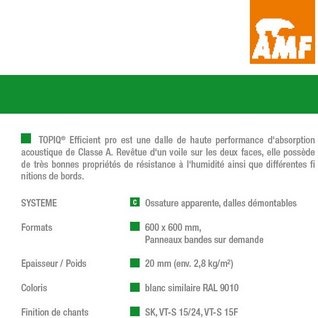 Faux plafond acoustique en Laine de Roche – www.MABANI.ma