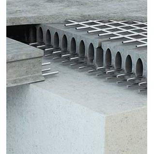 Plancher en dalle alvéolée précontrainte avec dalle de compression ...